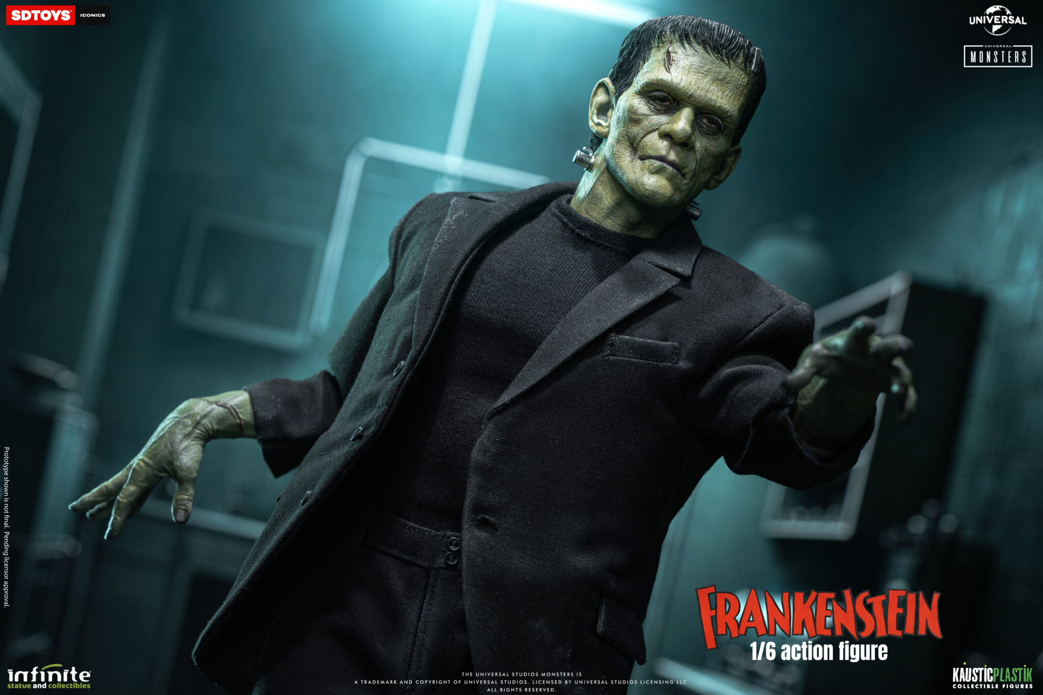 Universal Monsters: Frankenstein – Kaustic Plastik